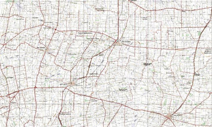 Santa Rosa (J27) Map by Instituto Geografico Militar de Uruguay ...