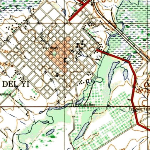 Sarandí del Yí (H21) Map by Instituto Geografico Militar de Uruguay ...