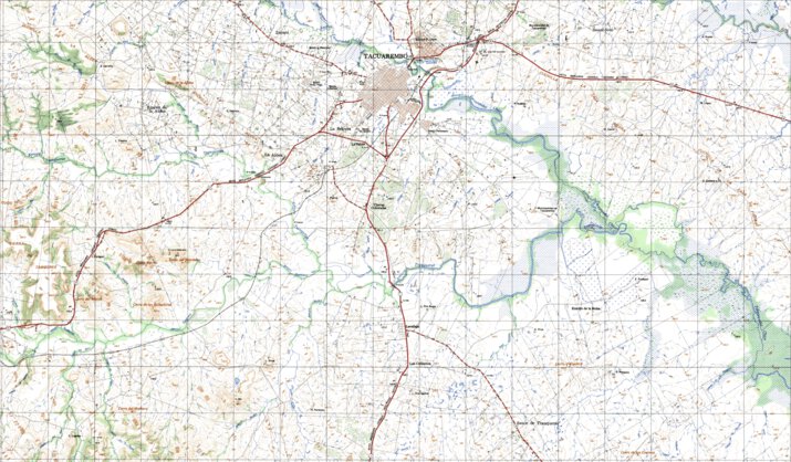 Tacuarembó (J12) Map by Instituto Geografico Militar de Uruguay ...