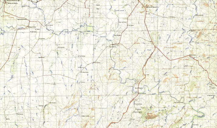 Tacuarí (D16) Map by Instituto Geografico Militar de Uruguay | Avenza Maps