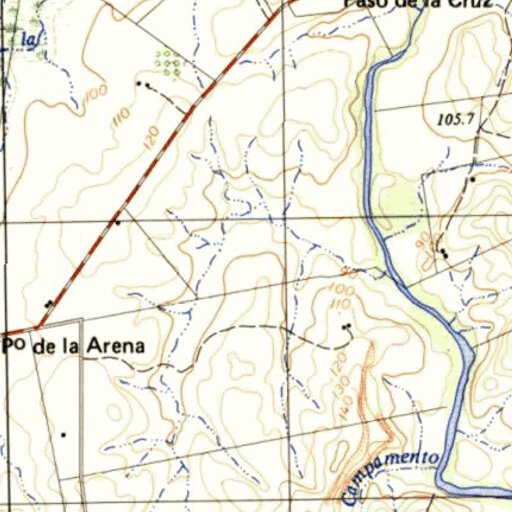 Tacuarí (D16) Map by Instituto Geografico Militar de Uruguay | Avenza Maps