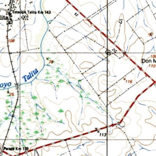 Talita (J24) Map by Instituto Geografico Militar de Uruguay | Avenza Maps
