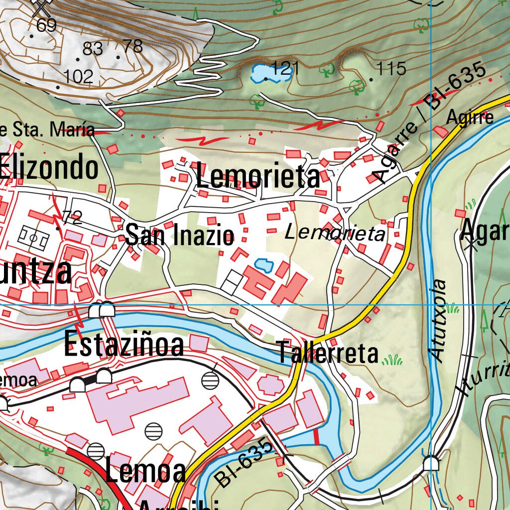 La Cruz (0062-3) Map by Instituto Geografico Nacional de Espana ...