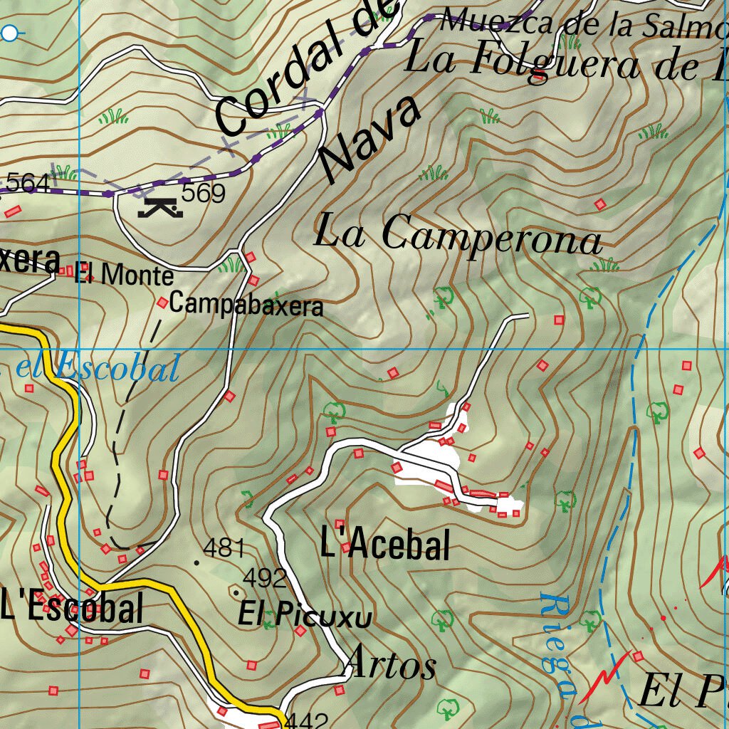 Pola de Siero (0029-4) Map by Instituto Geografico Nacional de Espana ...