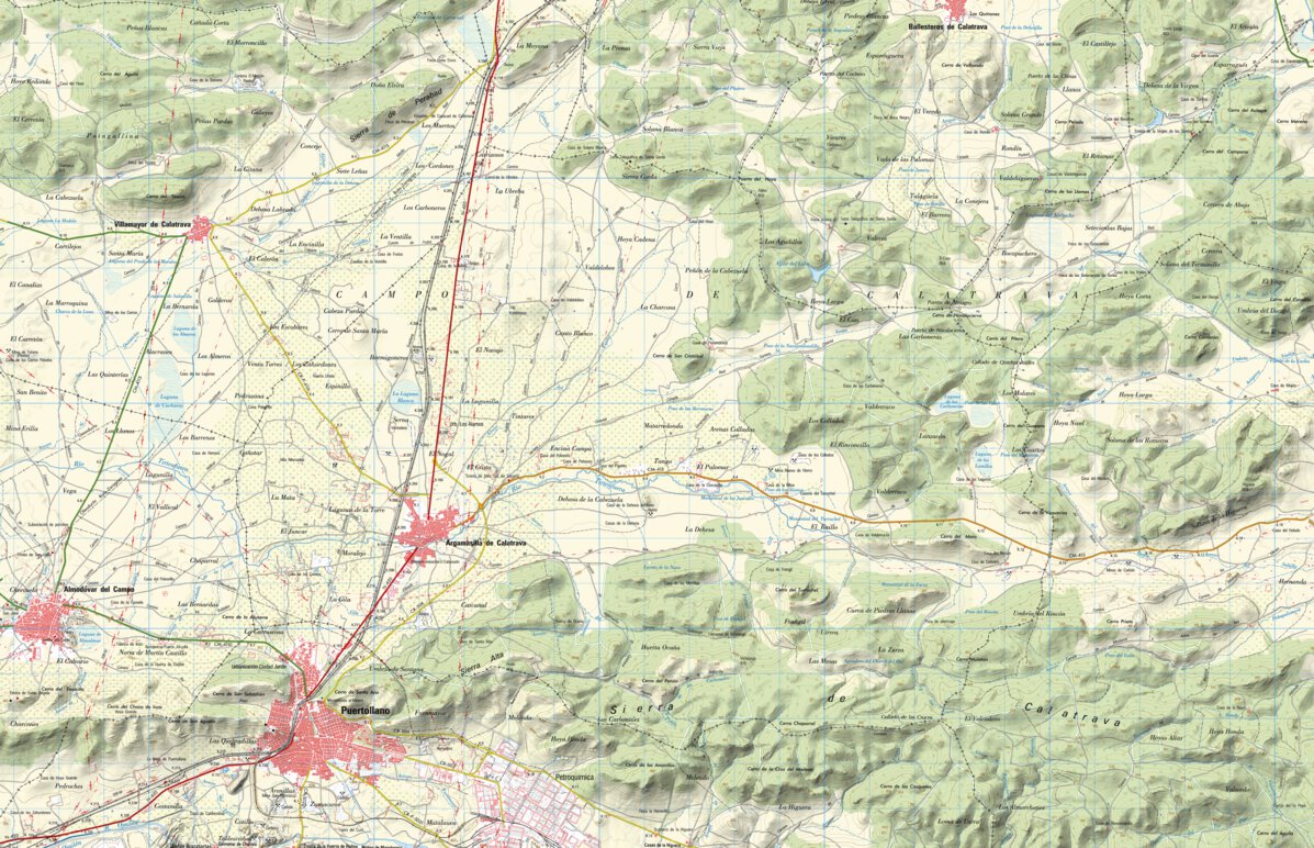 Puertollano (0810) Map by Instituto Geografico Nacional de Espana ...