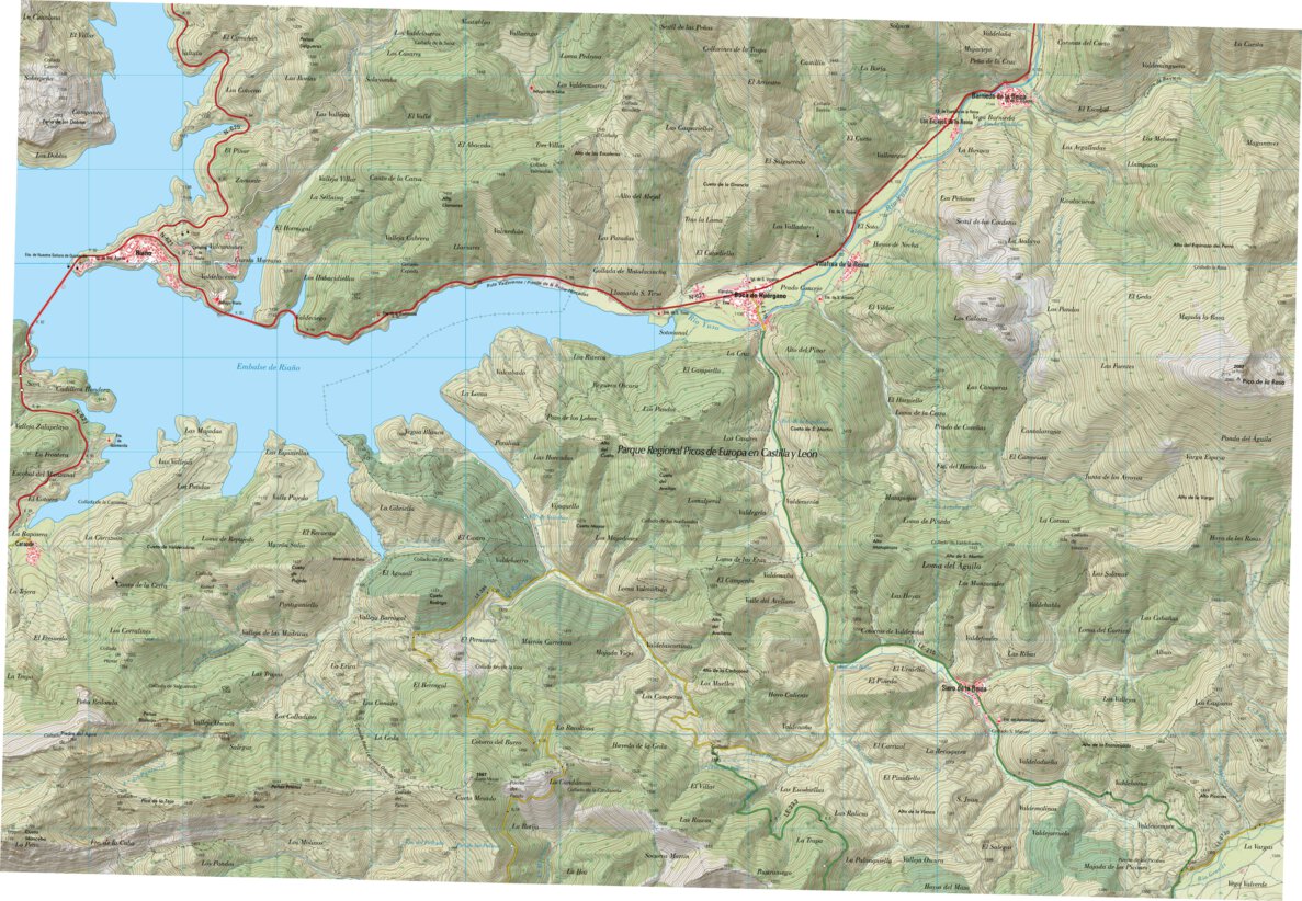 Riaño (0105-2) Map by Instituto Geografico Nacional de Espana | Avenza Maps