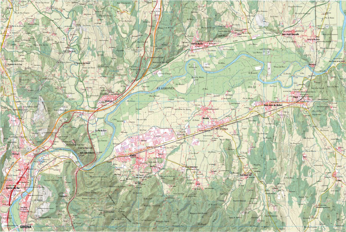 Sarrià de Ter (0296-3) Map by Instituto Geografico Nacional de Espana ...