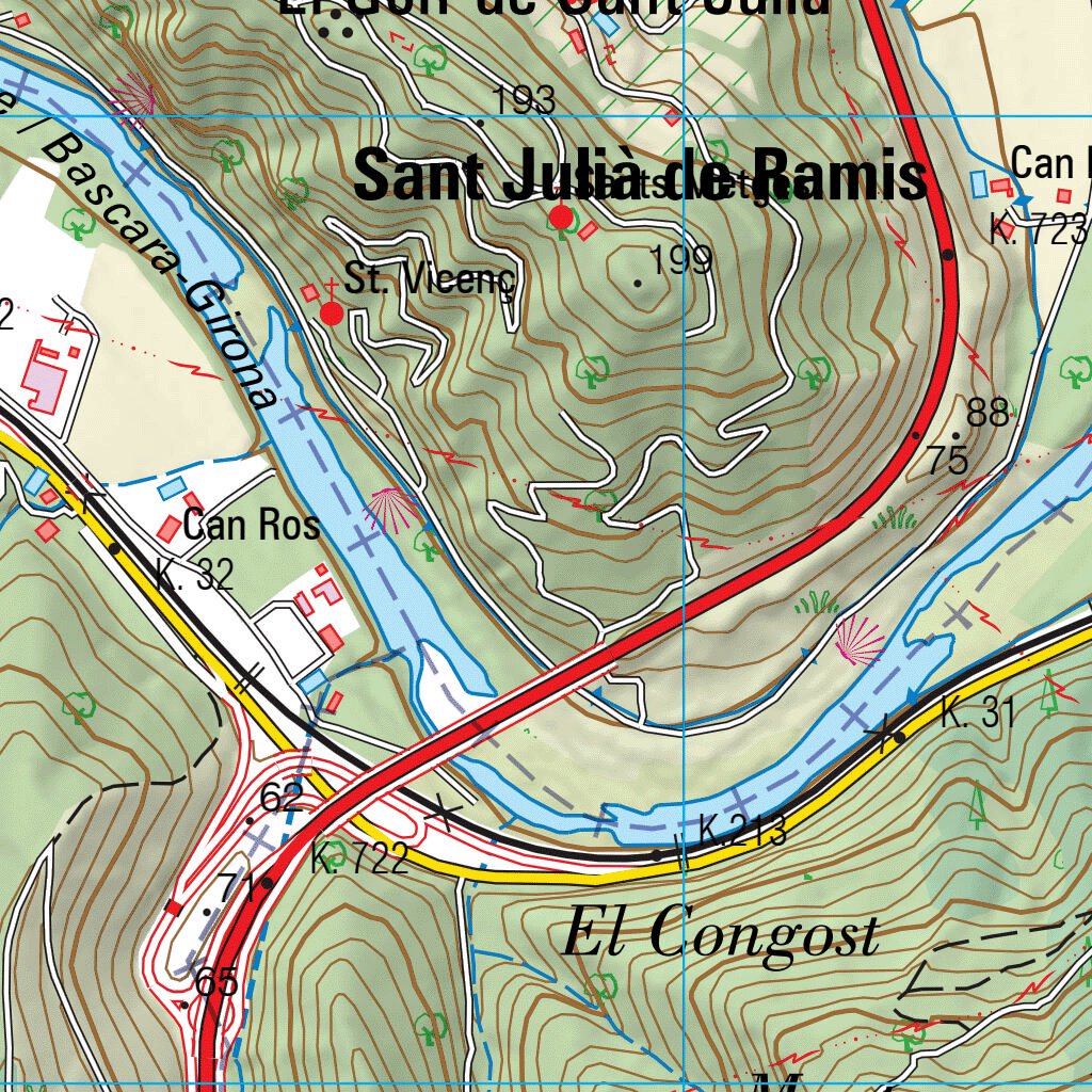 Sarrià de Ter (0296-3) Map by Instituto Geografico Nacional de Espana ...