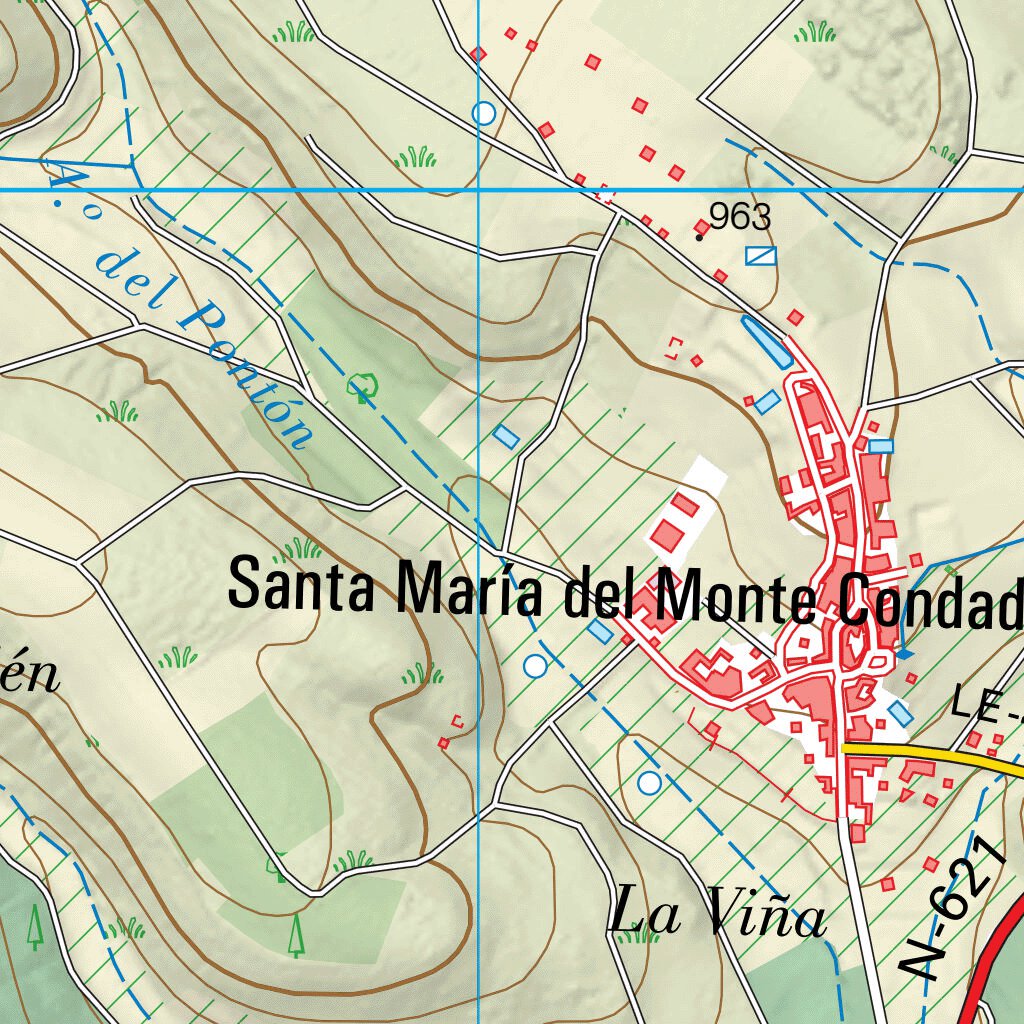 Vegas del Condado (0130-3) Map by Instituto Geografico Nacional de ...