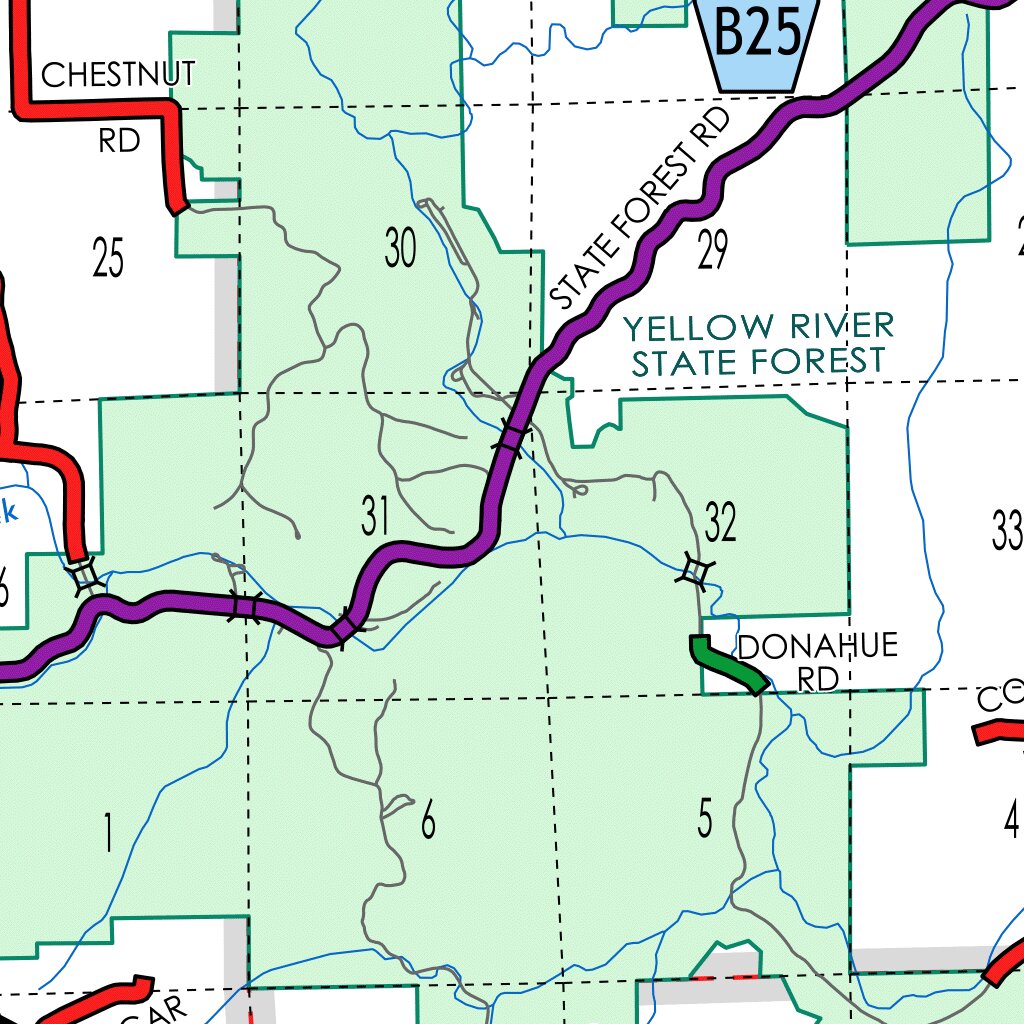Allamakee County, Iowa Map by Iowa Department of Transportation ...