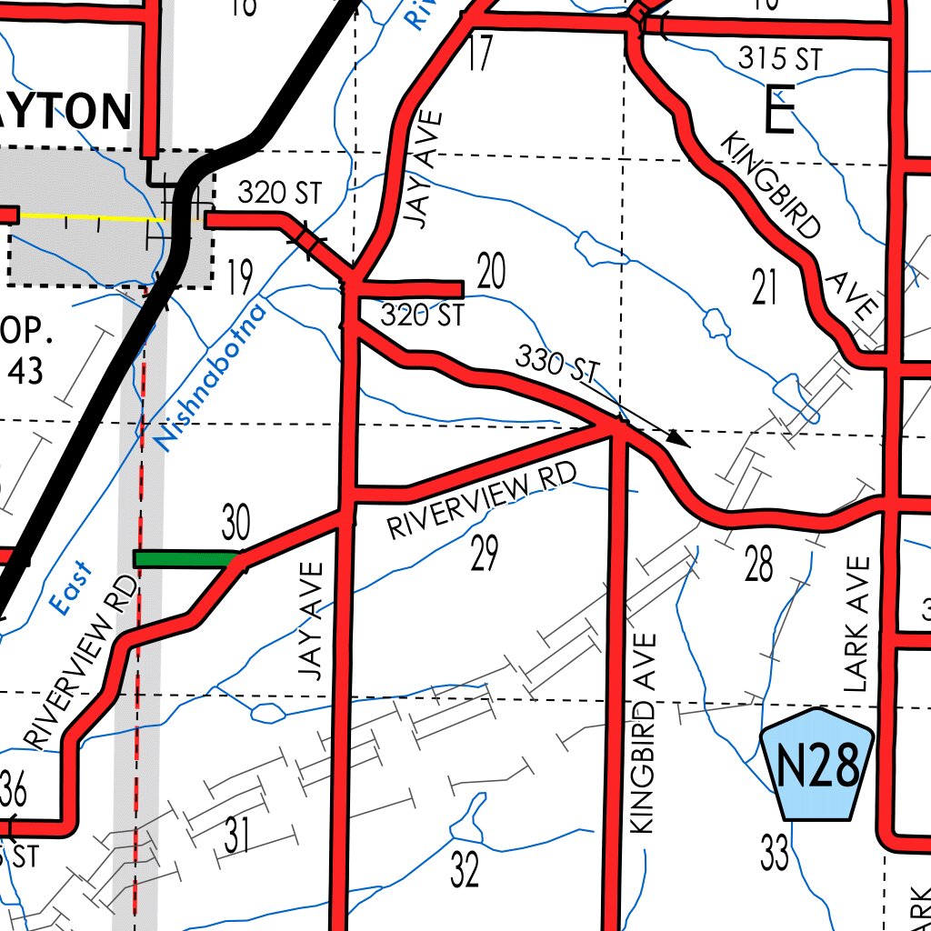 Audubon County, Iowa Map by Iowa Department of Transportation | Avenza Maps