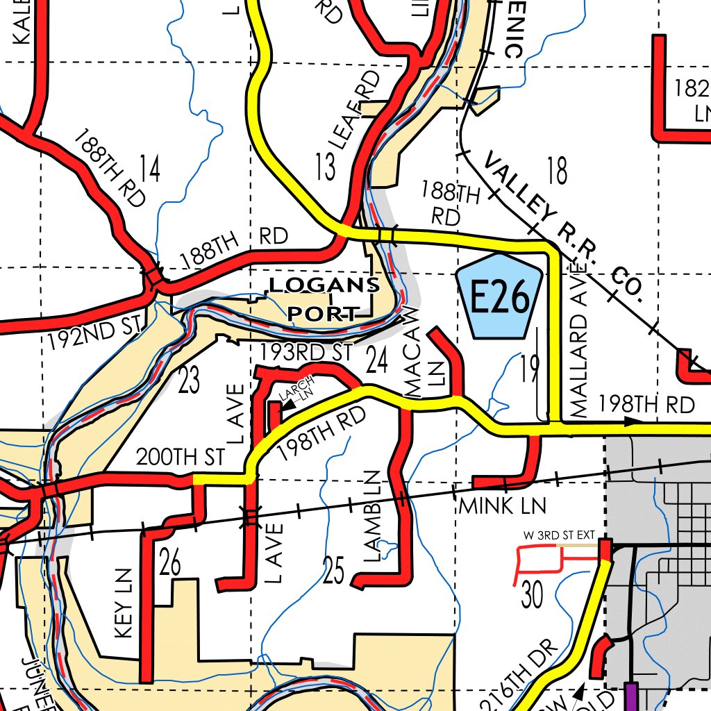 Boone County, Iowa Map by Iowa Department of Transportation | Avenza Maps