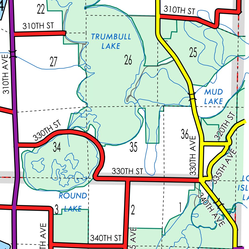 Clay County, Iowa Map by Iowa Department of Transportation | Avenza Maps