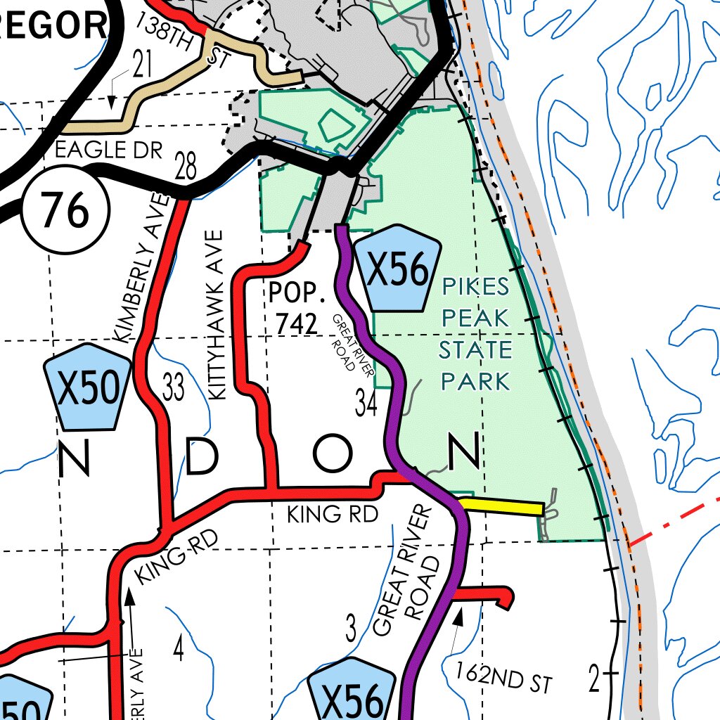 Clayton County, Iowa Map by Iowa Department of Transportation | Avenza Maps