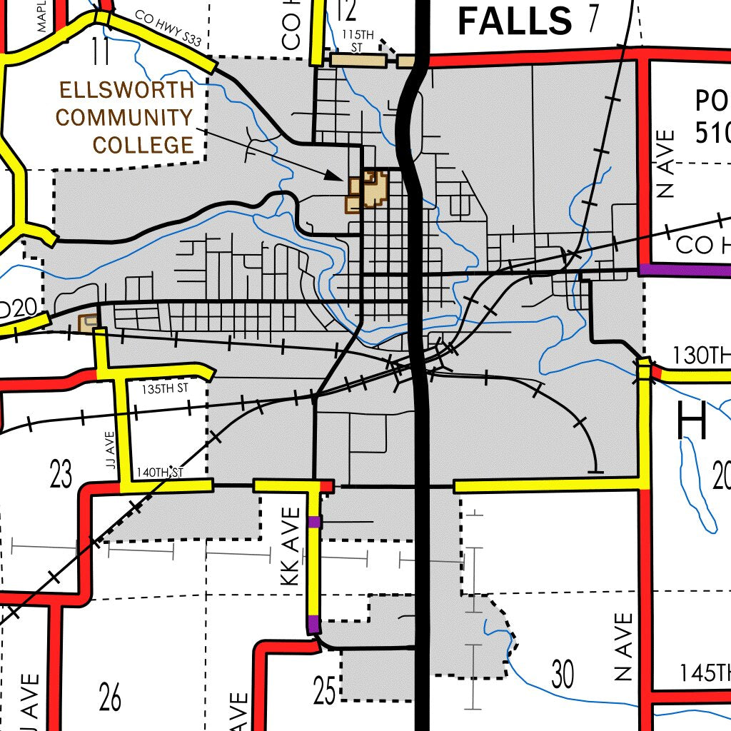 Hardin County, Iowa Map by Iowa Department of Transportation | Avenza Maps