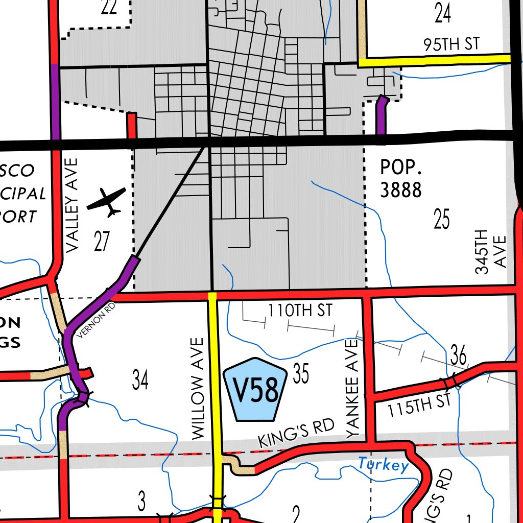 Howard County, Iowa Map by Iowa Department of Transportation | Avenza Maps