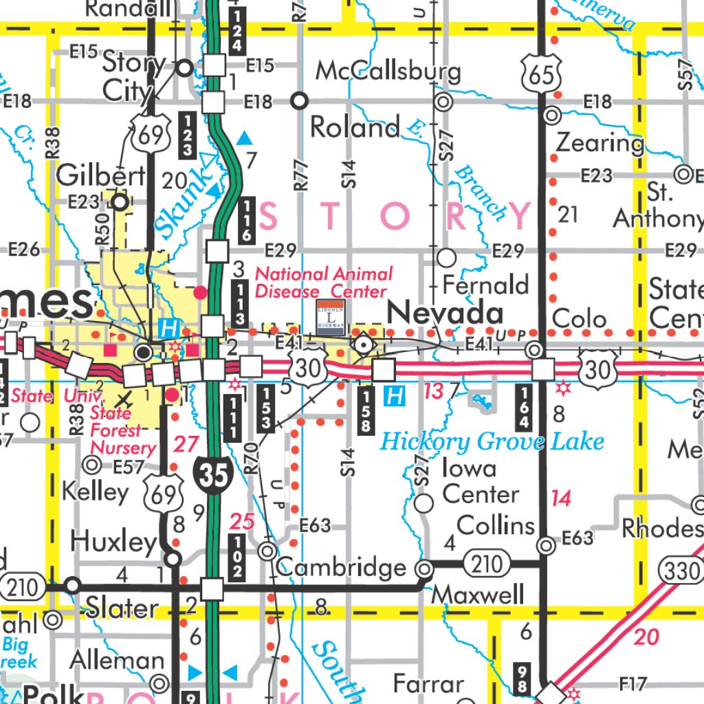Iowa Transportation Map - 2025-2026 by Iowa Department of ...