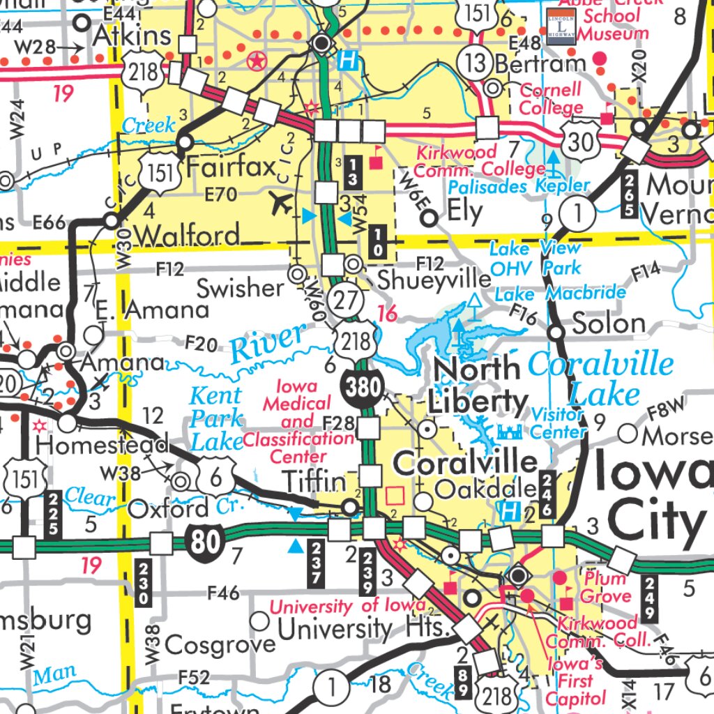 Iowa Transportation Map - 2025-2026 by Iowa Department of ...