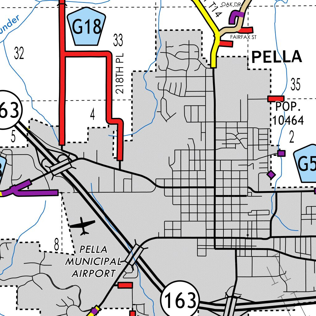 Marion County, Iowa Map by Iowa Department of Transportation | Avenza Maps