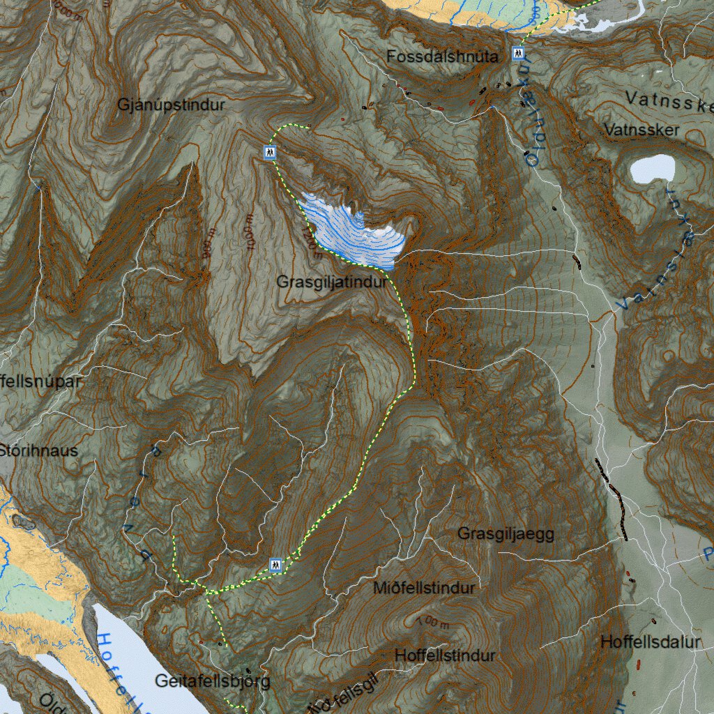 Ískort 2024 - 1:100.000 - Askja Map by Iskort.is | Avenza Maps