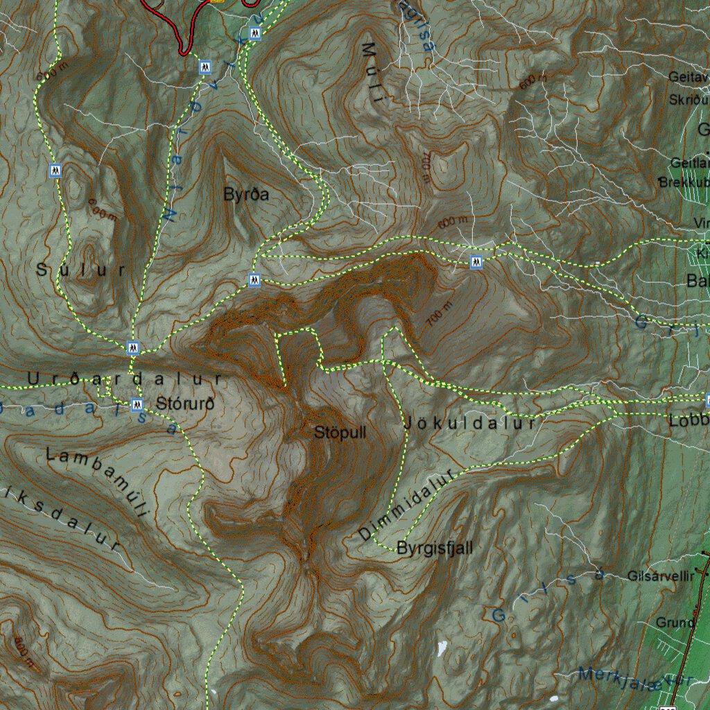 Ískort 2024 - 1:100.000 - Hérað Map by Iskort.is | Avenza Maps