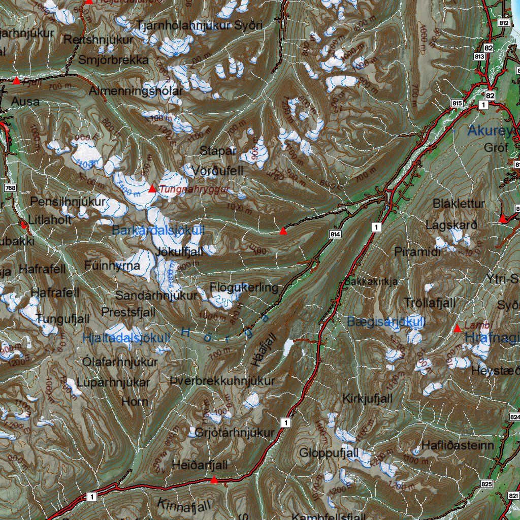 Ískort 2024 - 1:500.000 Map by Iskort.is | Avenza Maps