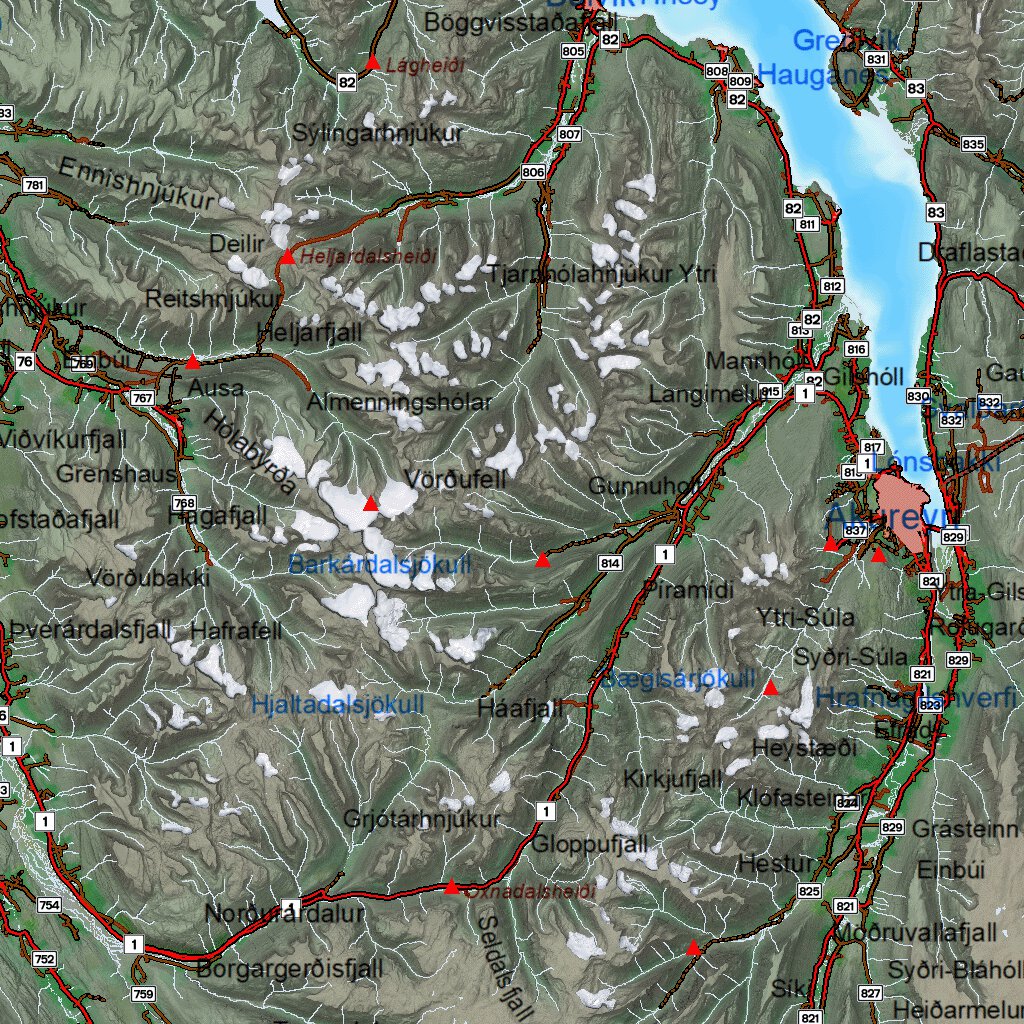 Ískort 2024 - 1:750.000 Map by Iskort.is | Avenza Maps
