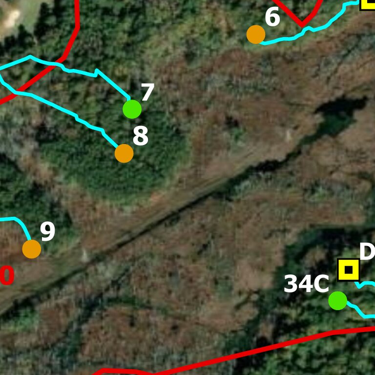 Fort Lee - Blackwater Swamp and Bull Hill Hunting Map 2025-2026 by ...