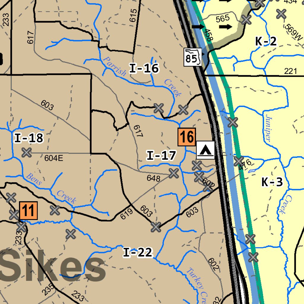 Eglin AFB Outdoor Recreation Map by iSportsman | Avenza Maps
