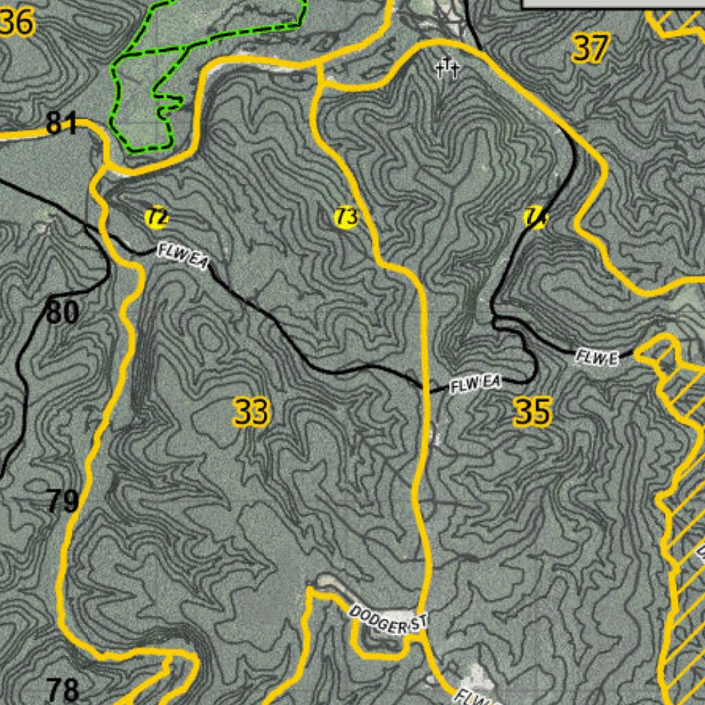 Fort Leonard Wood Hunting and Fishing-Aerial View Map by iSportsman ...