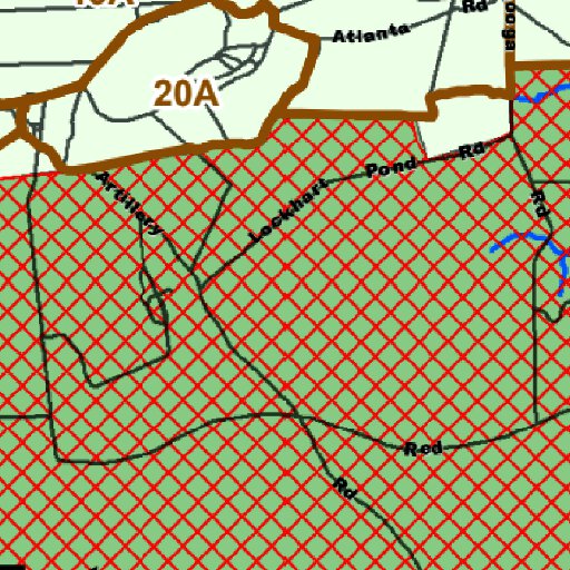 Fort Jackson Wildlife Plantings Map by iSportsman | Avenza Maps