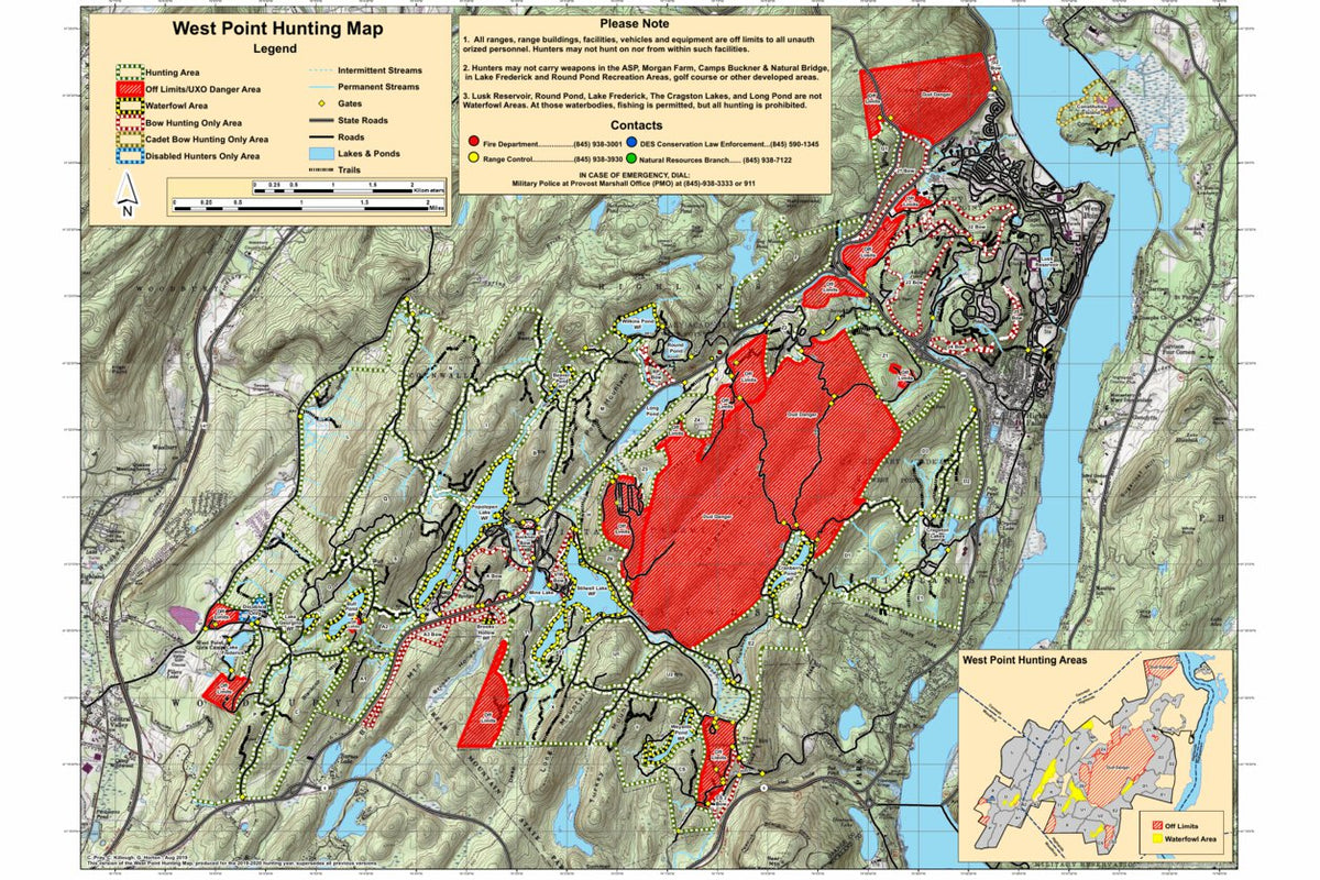 West Point Hunting Map by iSportsman | Avenza Maps