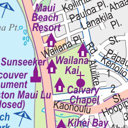 Kihei & Wailea (Hawaii) 1:45,000 - ITMB Map by ITMB Publishing Ltd ...