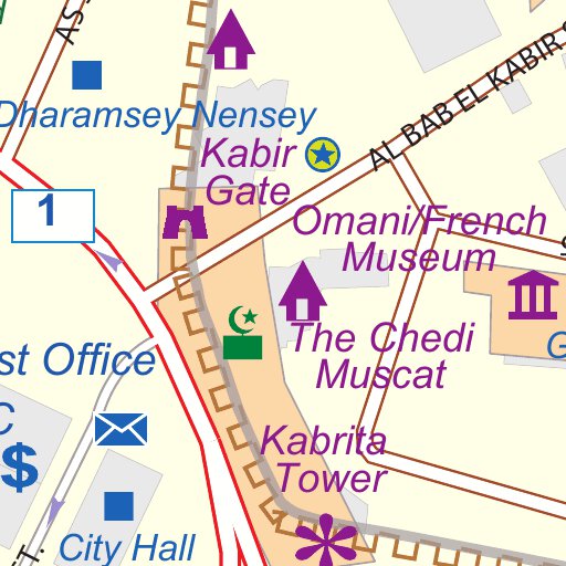 Muscat 1:4,000 (ITMB) Map by ITMB Publishing Ltd. | Avenza Maps