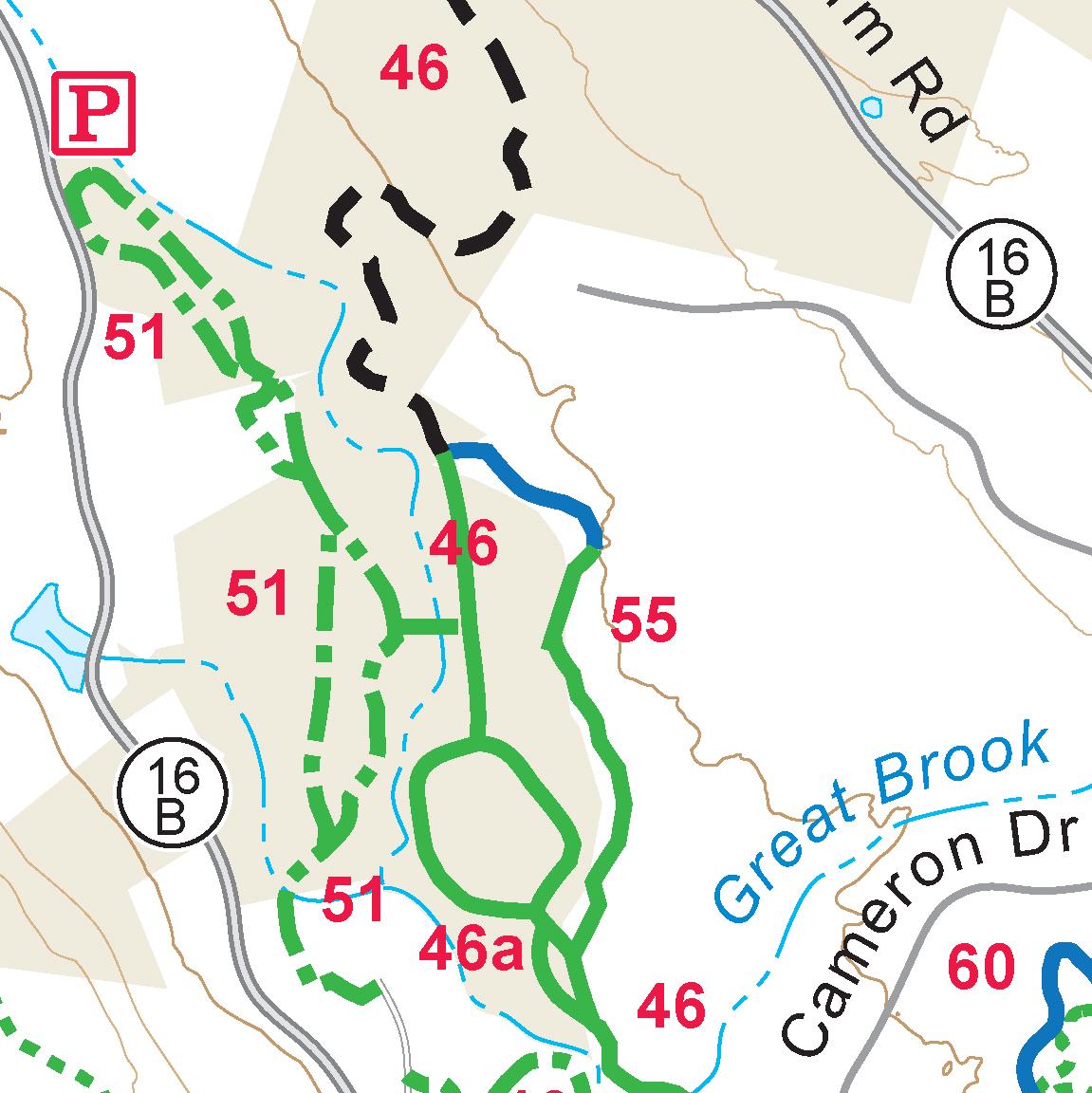 Jackson Ski Touring Foundation Trail System Map by JacksonXC | Avenza Maps