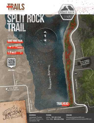Splitrock Trail Map by Jamestown Tourism | Avenza Maps