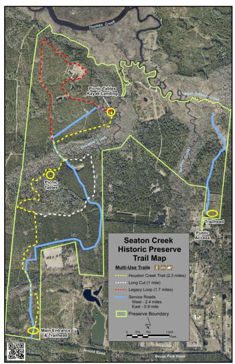 Seaton Creek Historic Preserve Map by JaxParks | Avenza Maps