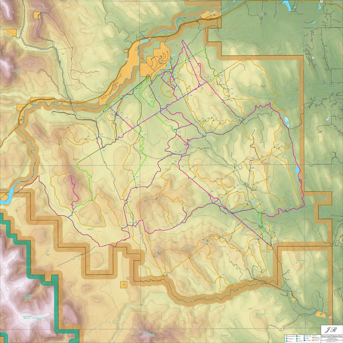 McLean Creek PLUZ Map by Juan Roubaud GIS Consulting | Avenza Maps