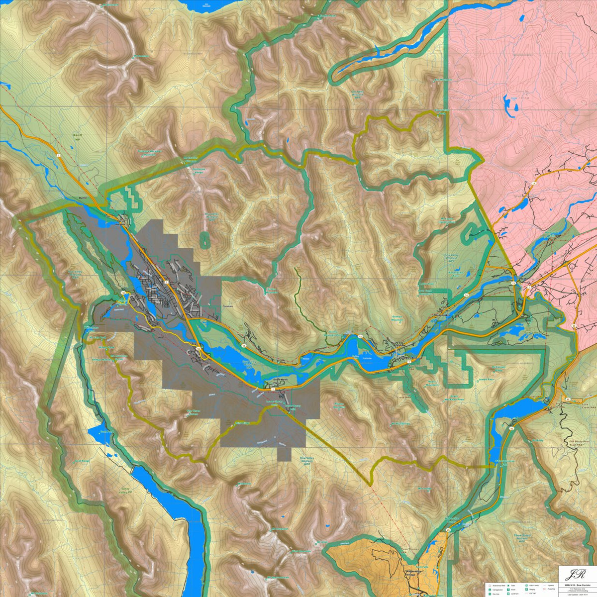 WMU 410 Bow Corridor Map by Juan Roubaud GIS Consulting | Avenza Maps