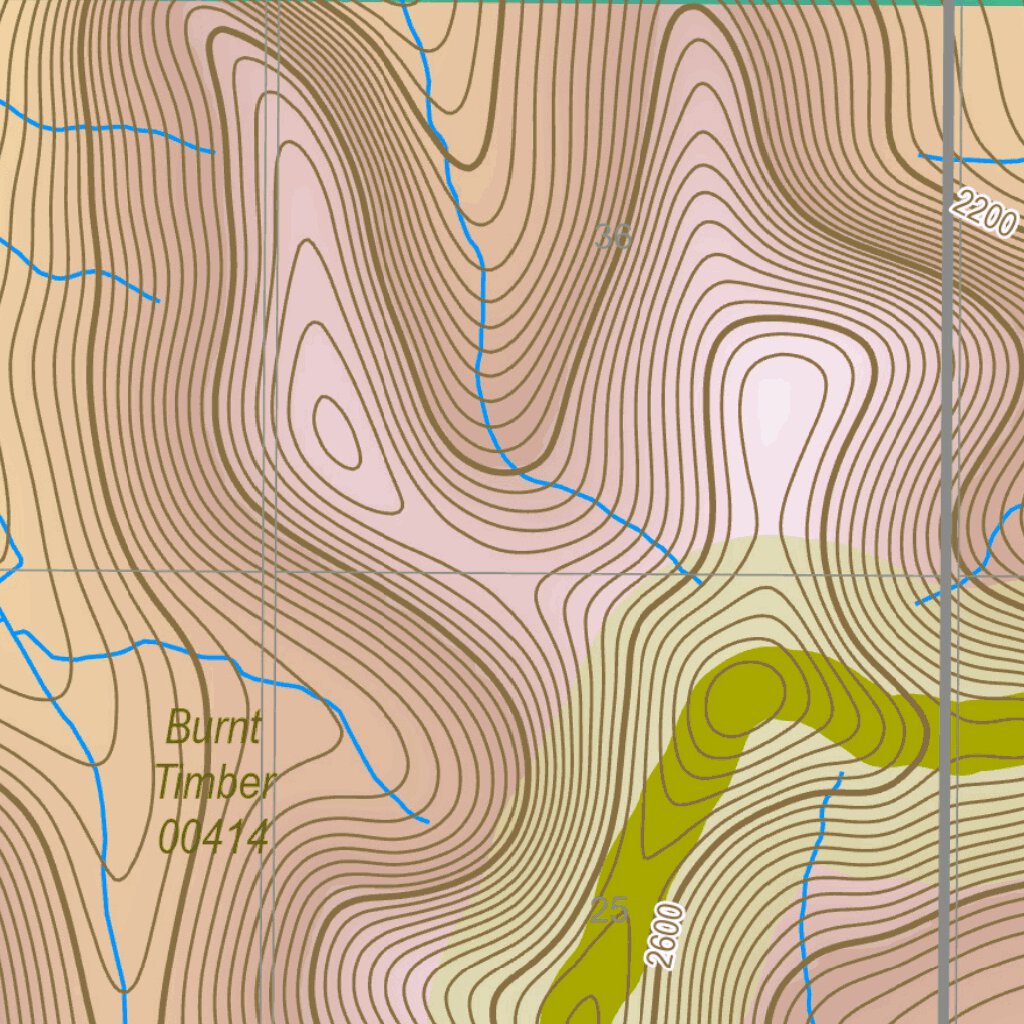 WMU 414 Burnt Timber Map by Juan Roubaud GIS Consulting | Avenza Maps