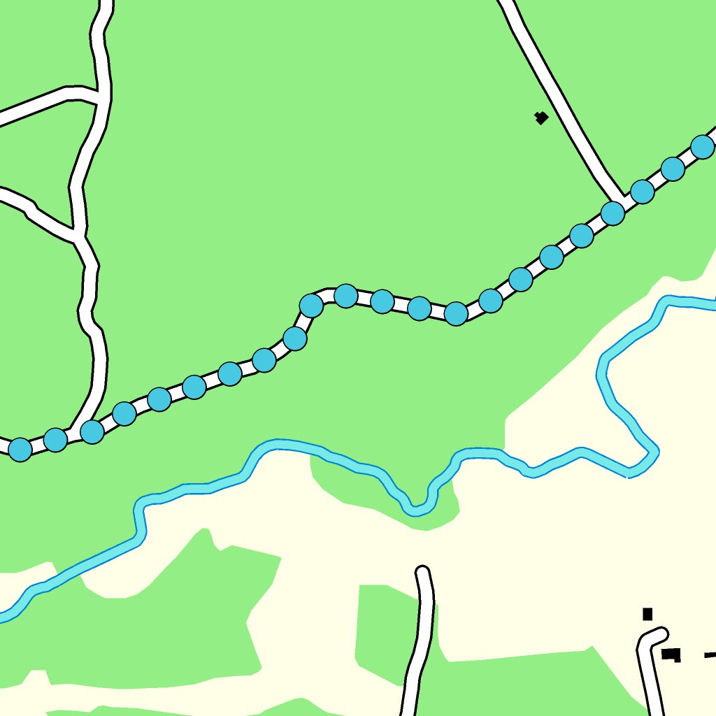 MTB-ruter i GjernBakker, 1:15000 Map by KLT | Avenza Maps