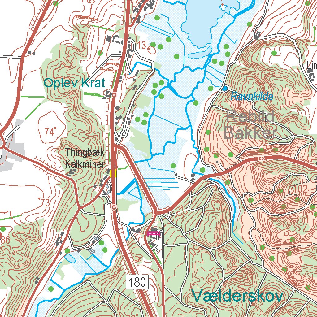 Aars (1:50,000 scale) Map by Kortforsyningen | Avenza Maps