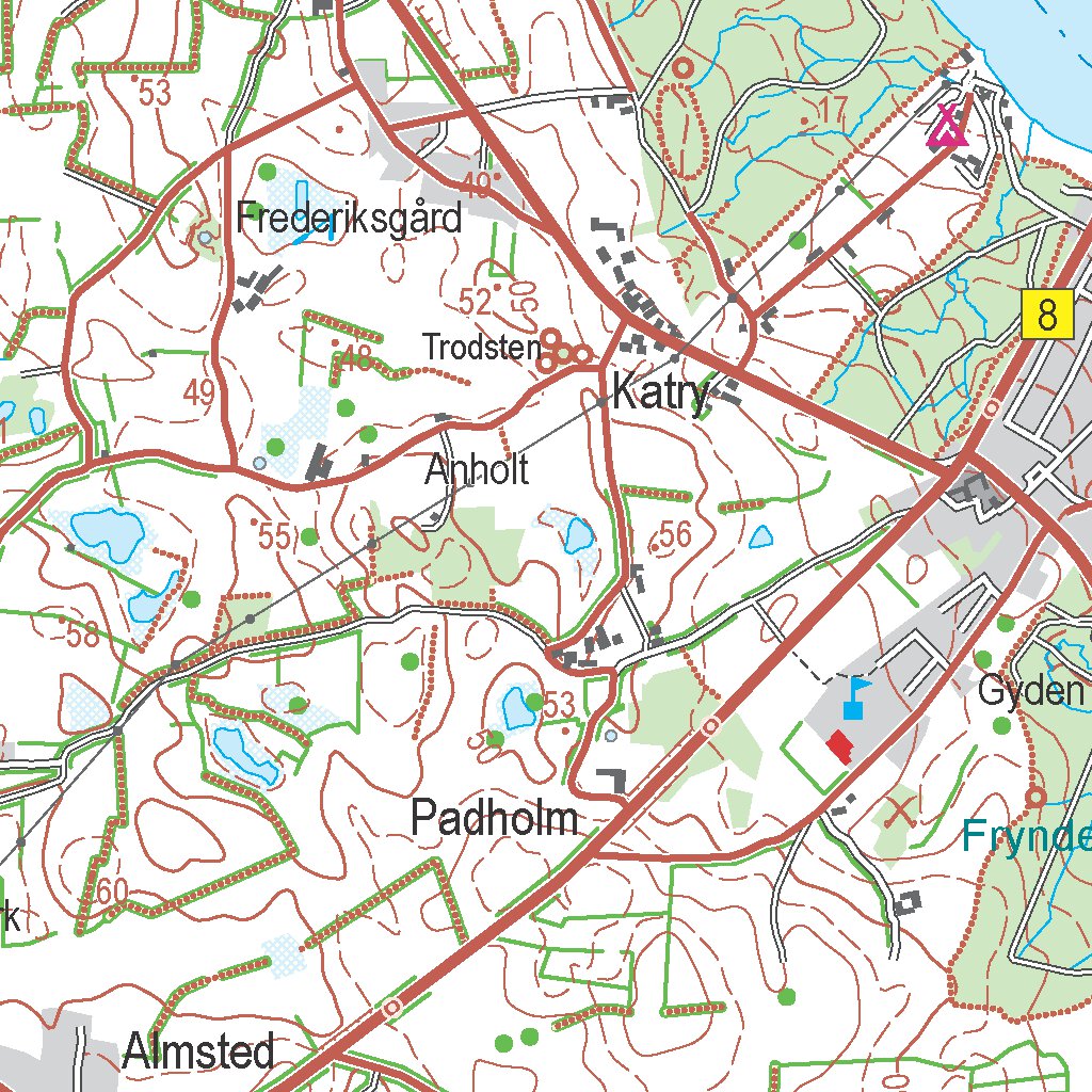 Augustenborg (1:50,000 scale) Map by Kortforsyningen | Avenza Maps