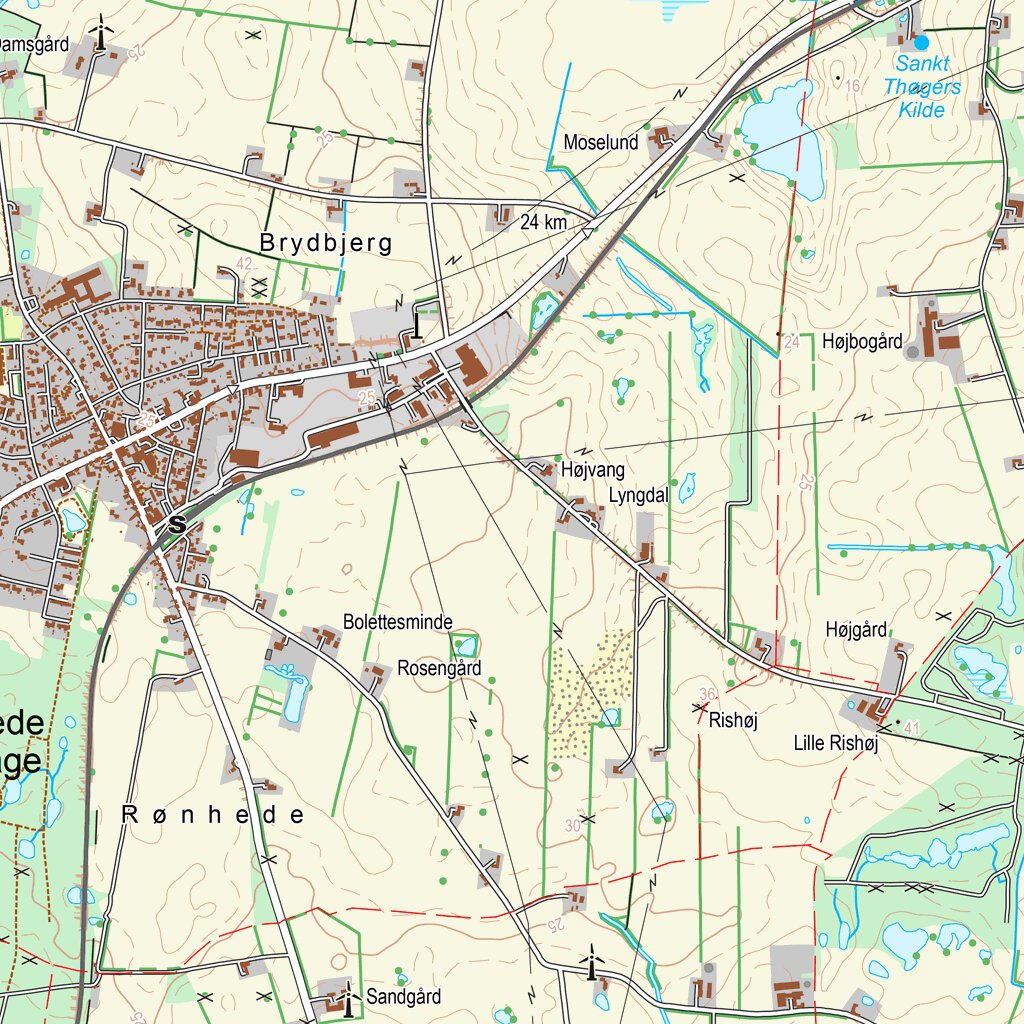 Bedsted Thy (1:25,000 scale) Map by Kortforsyningen | Avenza Maps