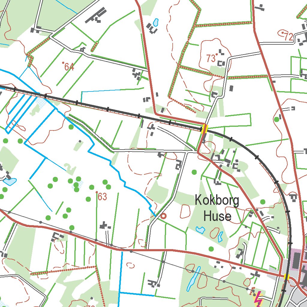 Brande (1:50,000 scale) Map by Kortforsyningen | Avenza Maps