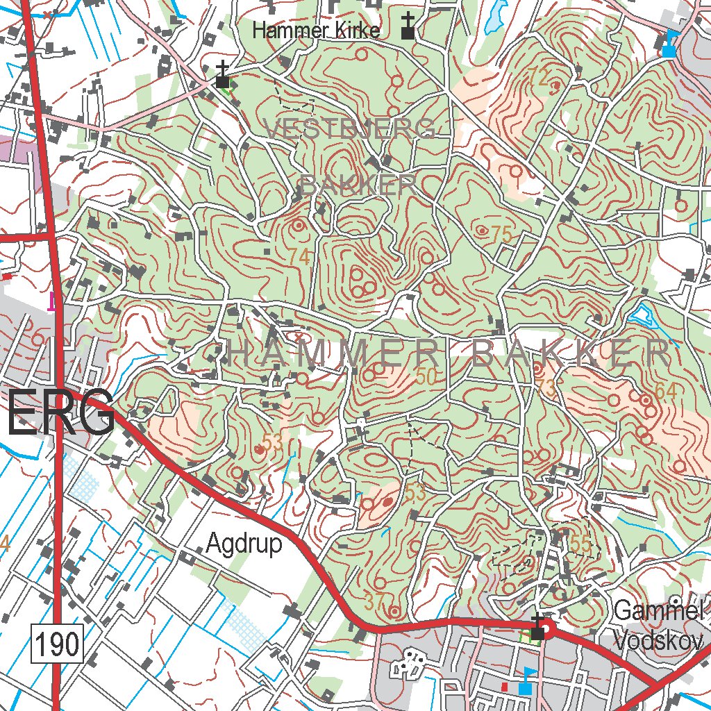 Brovst (1:100,000 scale) Map by Kortforsyningen | Avenza Maps
