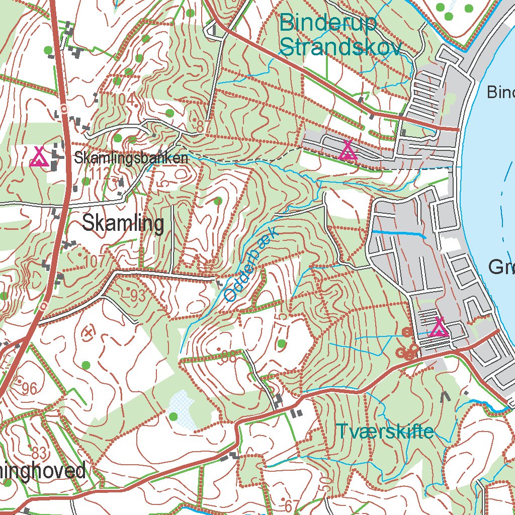 Christiansfeld (1:50,000 scale) Map by Kortforsyningen | Avenza Maps