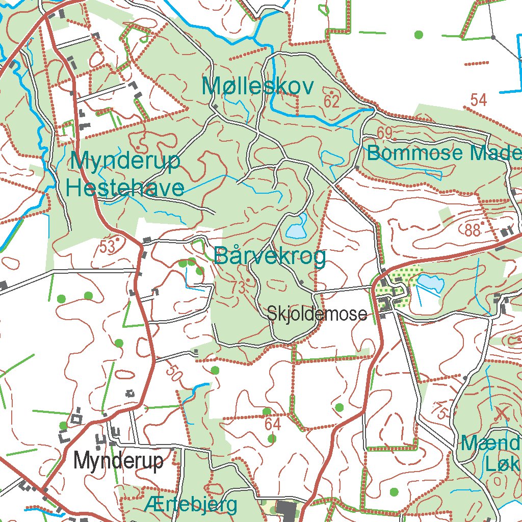 Faaborg (1:50,000 scale) Map by Kortforsyningen | Avenza Maps