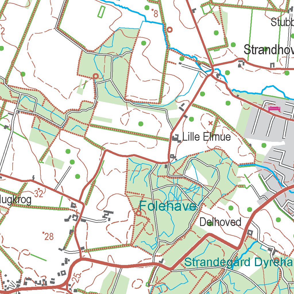 Faxe (1:50,000 scale) Map by Kortforsyningen | Avenza Maps