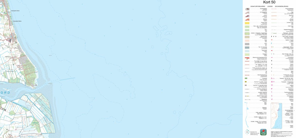 Havndal (1:50,000 scale) Map by Kortforsyningen | Avenza Maps